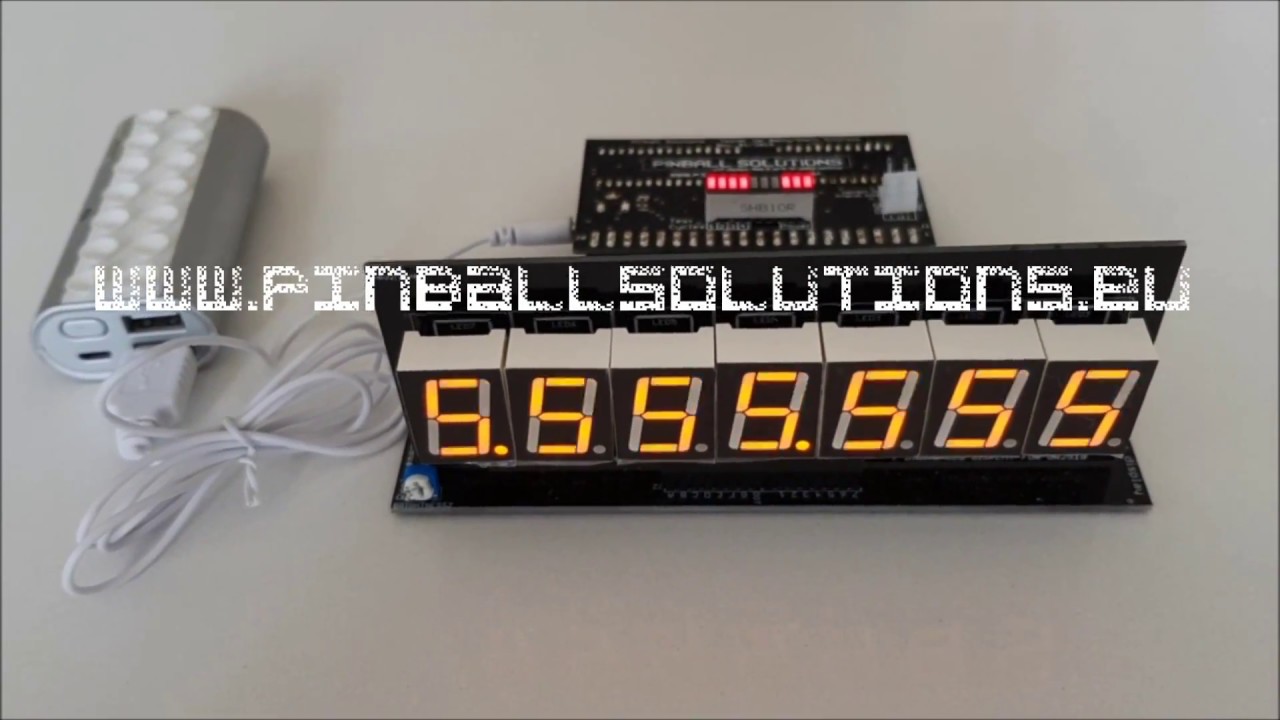 Automatic tester for Bally/Stern displays