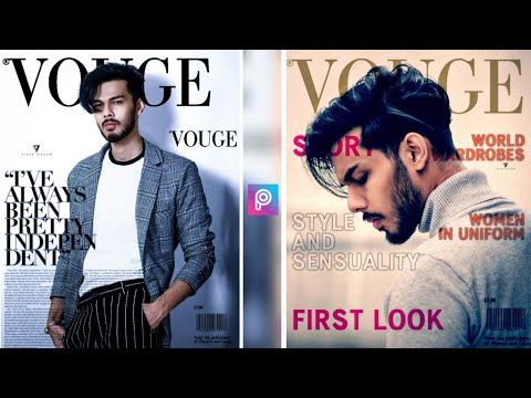 How To Create Vogue Magazine Cover Photo Editing in Picsart | Picsart Photo Editing Toturial