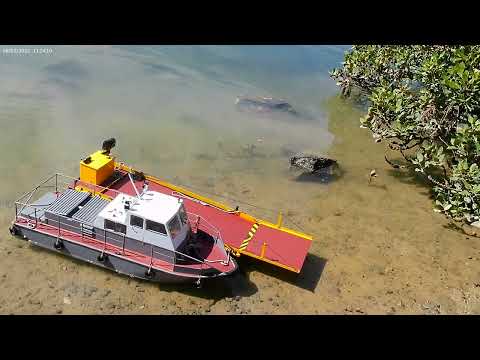 Model Boats Website - Russian K100D waterjet work boat project