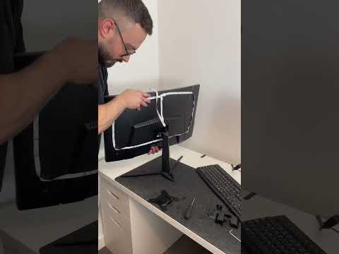 My Cheap Gaming Setup upgrade - Portrait Monitor #gaming #setupgamer #gamingsetup