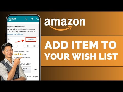 How To Add Item To Your Amazon Wish List !