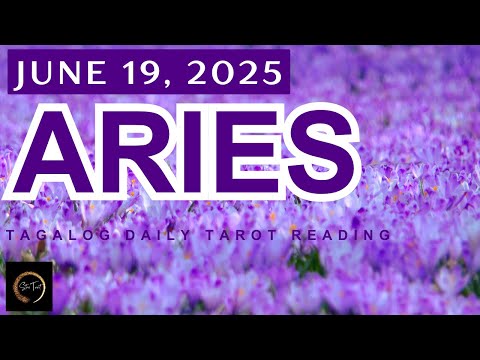 ARIES JUNE 19, 2025🔮DAILY TAROT READING