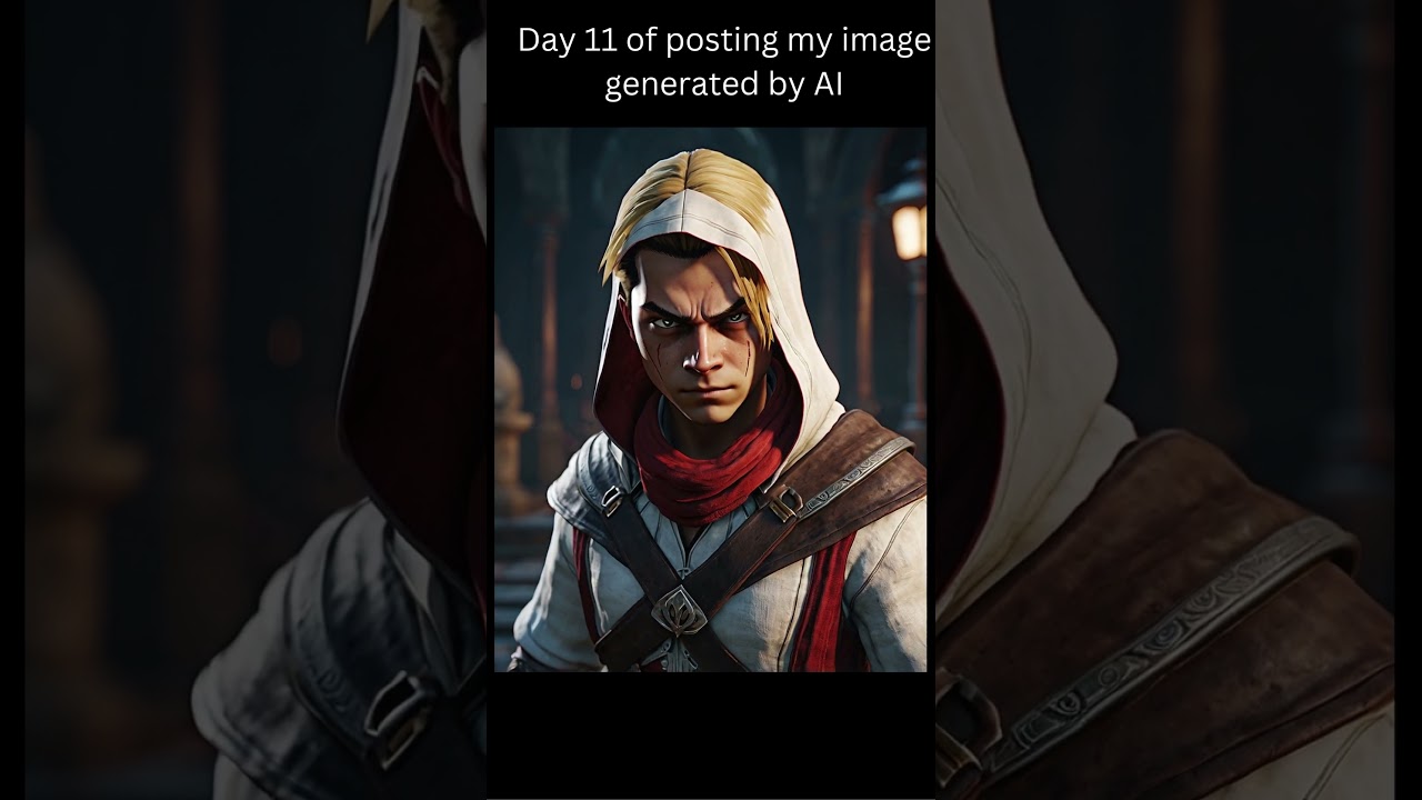 Day 11 of posting an AI generated image using my photo. #ai #image #video #aiart #assasinscreed