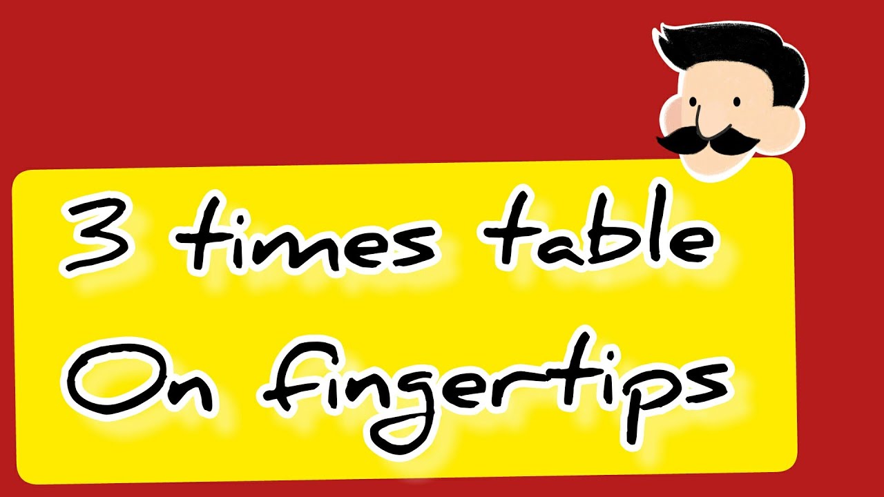 3 times table on fingertips |easysolvingmaths