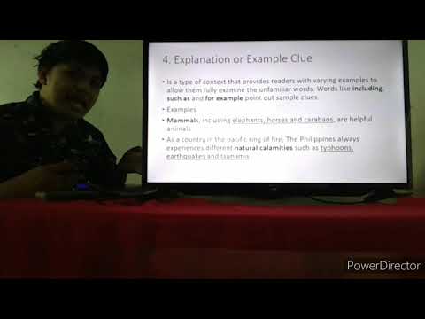 Context Clues lesson (Taglish explanation)