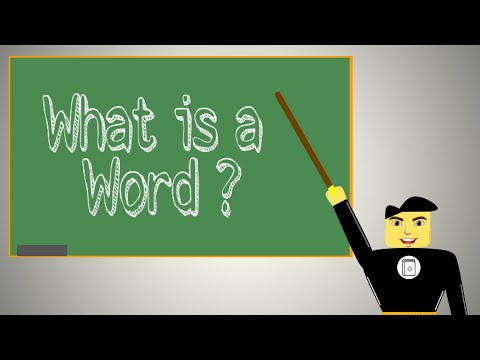 What is a Word? | Definition of a Word