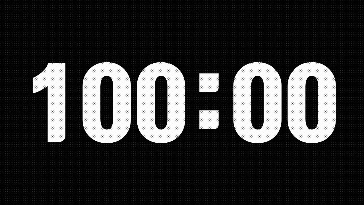 100 Minute Timer / 100분 타이머