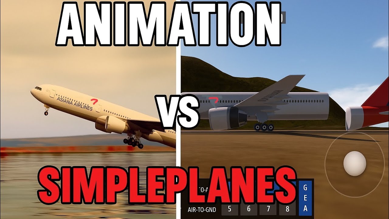 I Recreated 5 Plane Crash Animations in SimplePlanes!