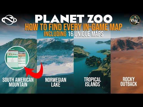 Planet Zoo Map Tutorial ¦ 16 unique biomes, continents, terrains & scenarios to build your zoo in!