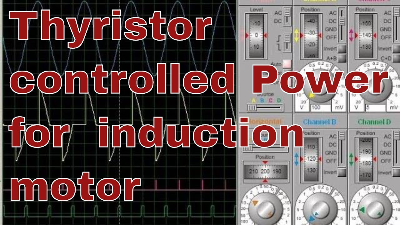 thyristor controlled power for single phase induction motor using pic microcontroller