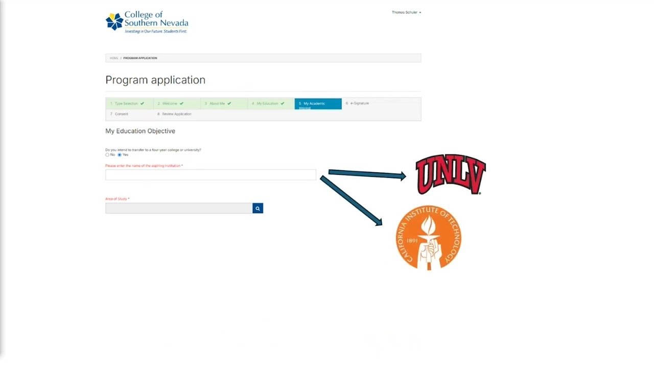 CSN Application Walkthrough Video