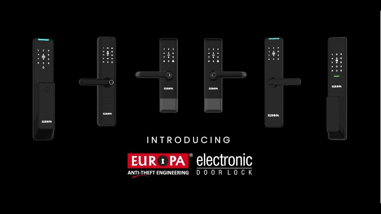 Europa WiFi Enabled Main door electronics locks for your smart home ...