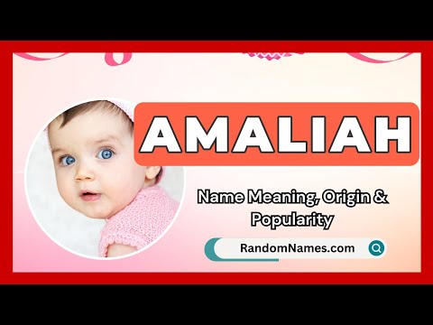 Amaliah - Baby Girl Name Meaning, Origin & Popularity - RandomNames.com