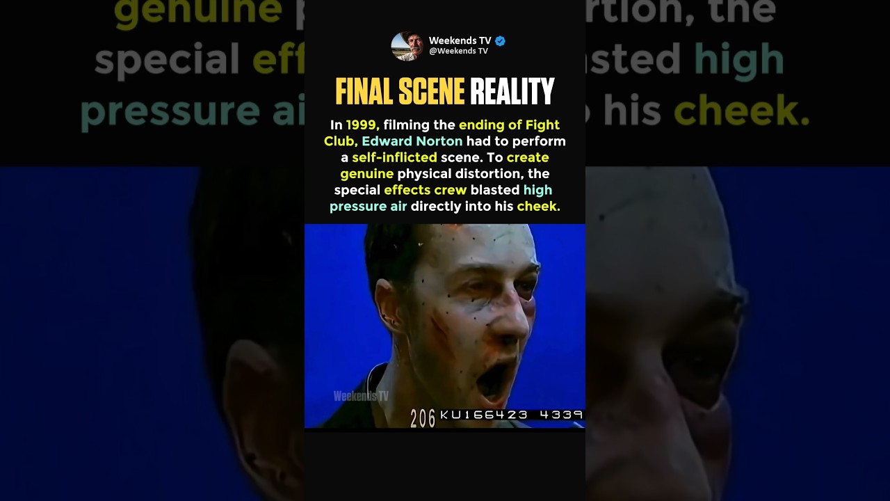 Fight Club Scene That Used Real Force #shorts