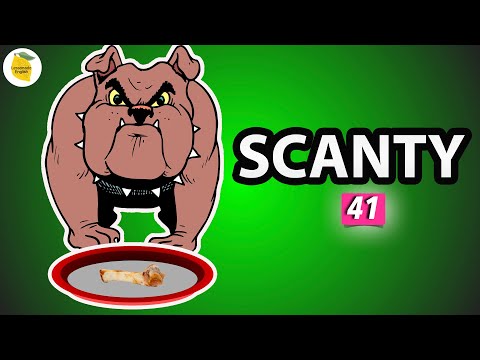Scanty Meaning | Synonym | Antonym | Do YOU know this word of the day? | Take the quiz | #41