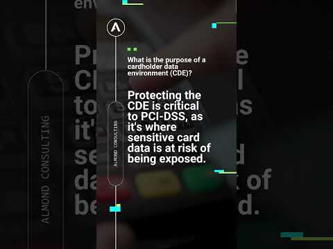 PCI-DSS 4.0 Exam Prep: What is the Purpose of Cardholder Data Environment (CDE) #creditcardsafety
