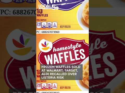 Frozen waffles sold at Walmart, Target, Aldi recalled over listeria risk #shorts