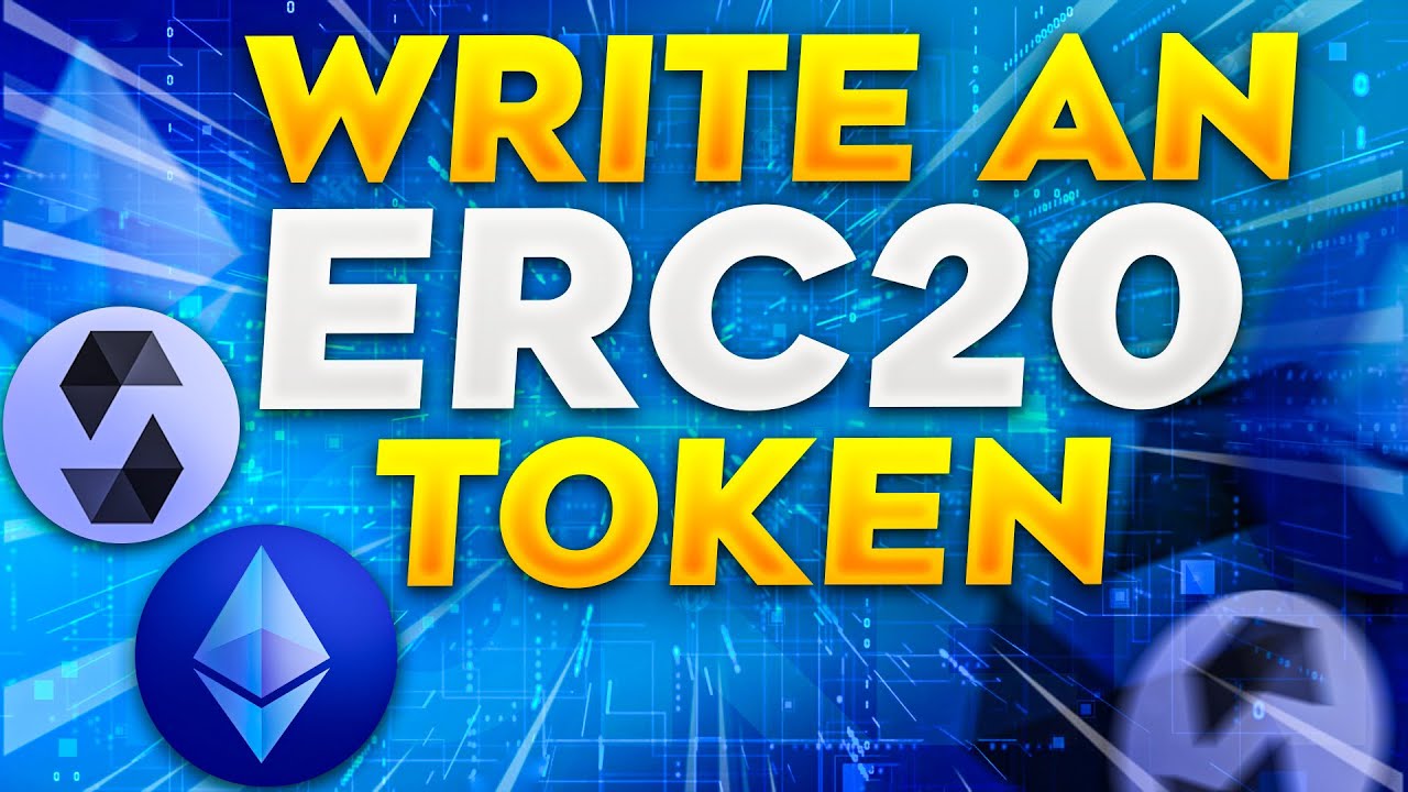 Write an ERC-20 token from SCRATCH - Solidity Smart Contract Tutorial!