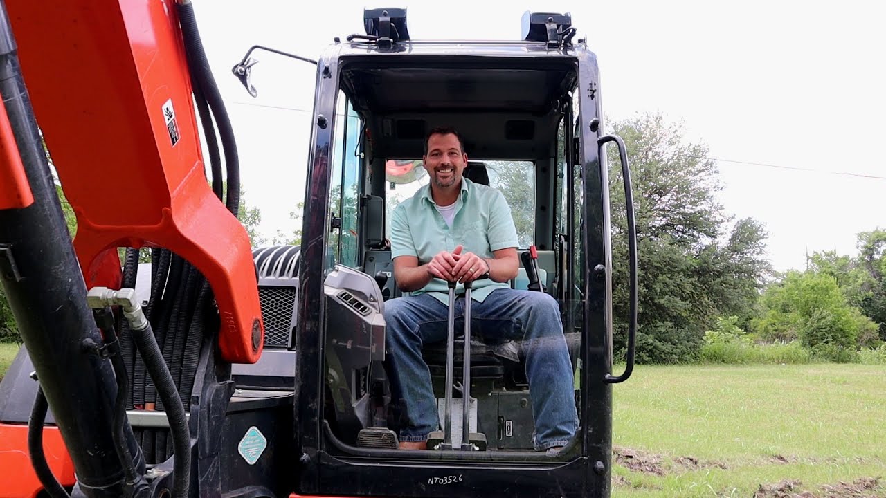 Kubota KX-080 Excavator Replacement Windshield Install