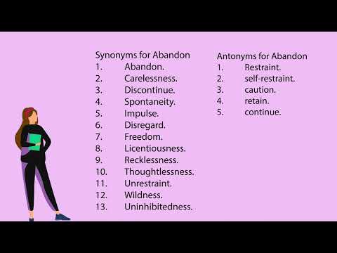 synonyms and Antonyms for Abandon #shorts #youtubeshortsvideo #shortvideo #english