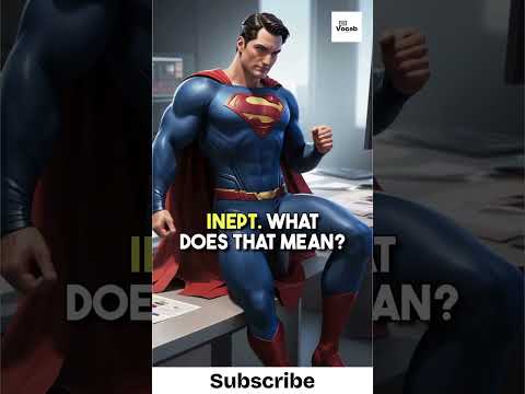 Don’t Be Inept! | Must-Know English Word