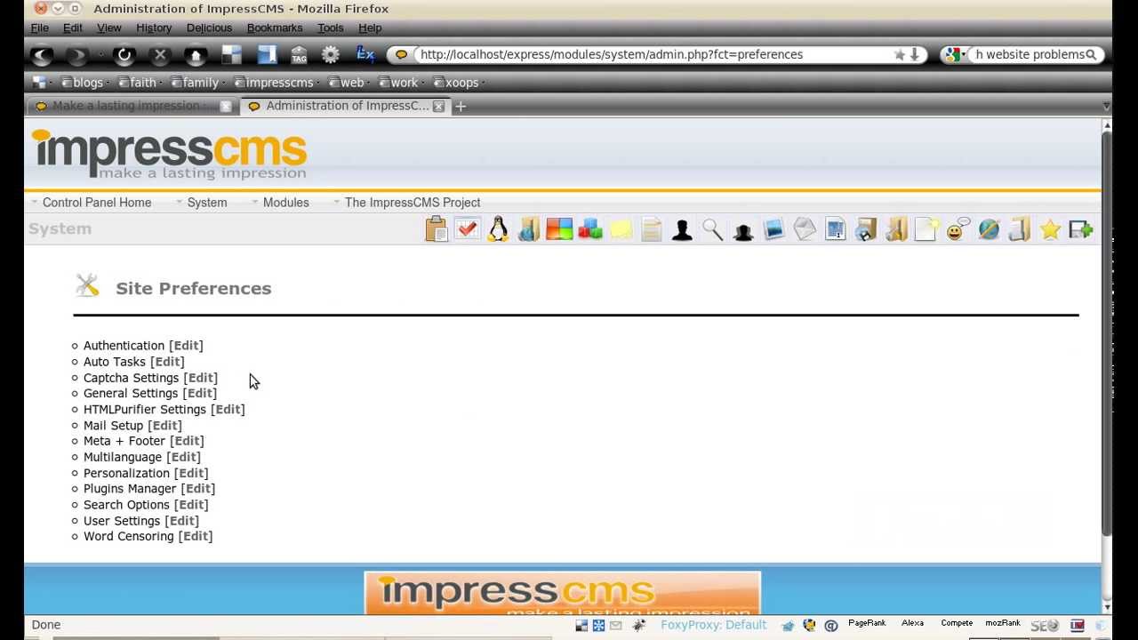 ImpressCMS Tutorial: Textsanitizer Plugins