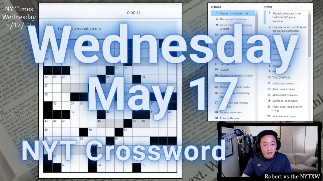 Should I add Digits to the daily video? [0:08/3:42]  ||  Wednesday 5/17/23 New York Times Crossword