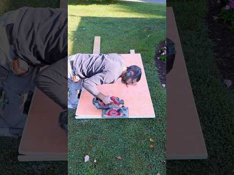 Schluter Shower Pan Cutting Tips - #shorts #homerepairtutor