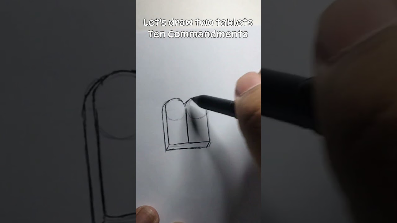 Let's draw the Ten Commandments