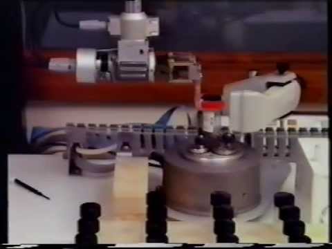 BP SYSTEM20, automation of mounting microfossil samples on a microscope slide with a cover slip 1999