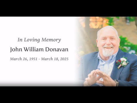 John William Donavan - Funeral Service