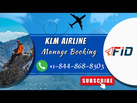 KLM Airlines Manage Booking | KLM Airlines Flight Reservation | +1-844-868-8303 | #klm
