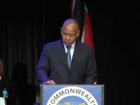 HE Patrick Manning at the Opening Ceremony of the Commonwealth Business Forum 2009 Part 1.wmv