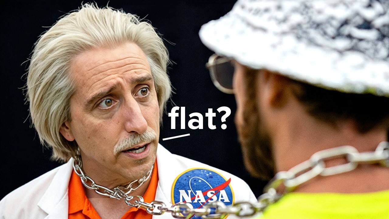 I Trapped a Flat Earther and a NASA Scientist for 24 Hours