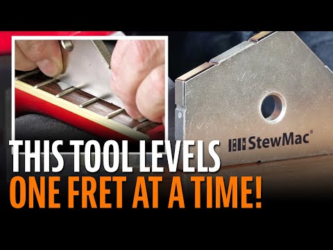 StewMac Fret Kisser Fret Leveling Tool, Quickly Spot Level a | Reverb