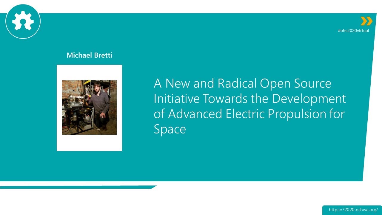 A New & Radical Open Source Electric Propulsion for Advanced Electric Propulsion for Space
