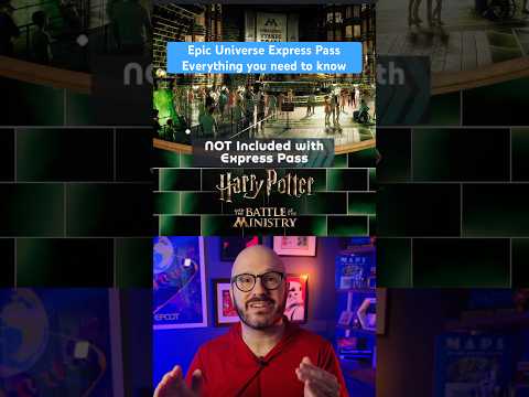 Epic Universe Express Pass - Everything You Need to Know! ๐ข #epicuniverse