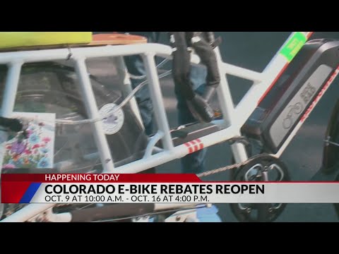 Colorado e-bike rebates open Monday