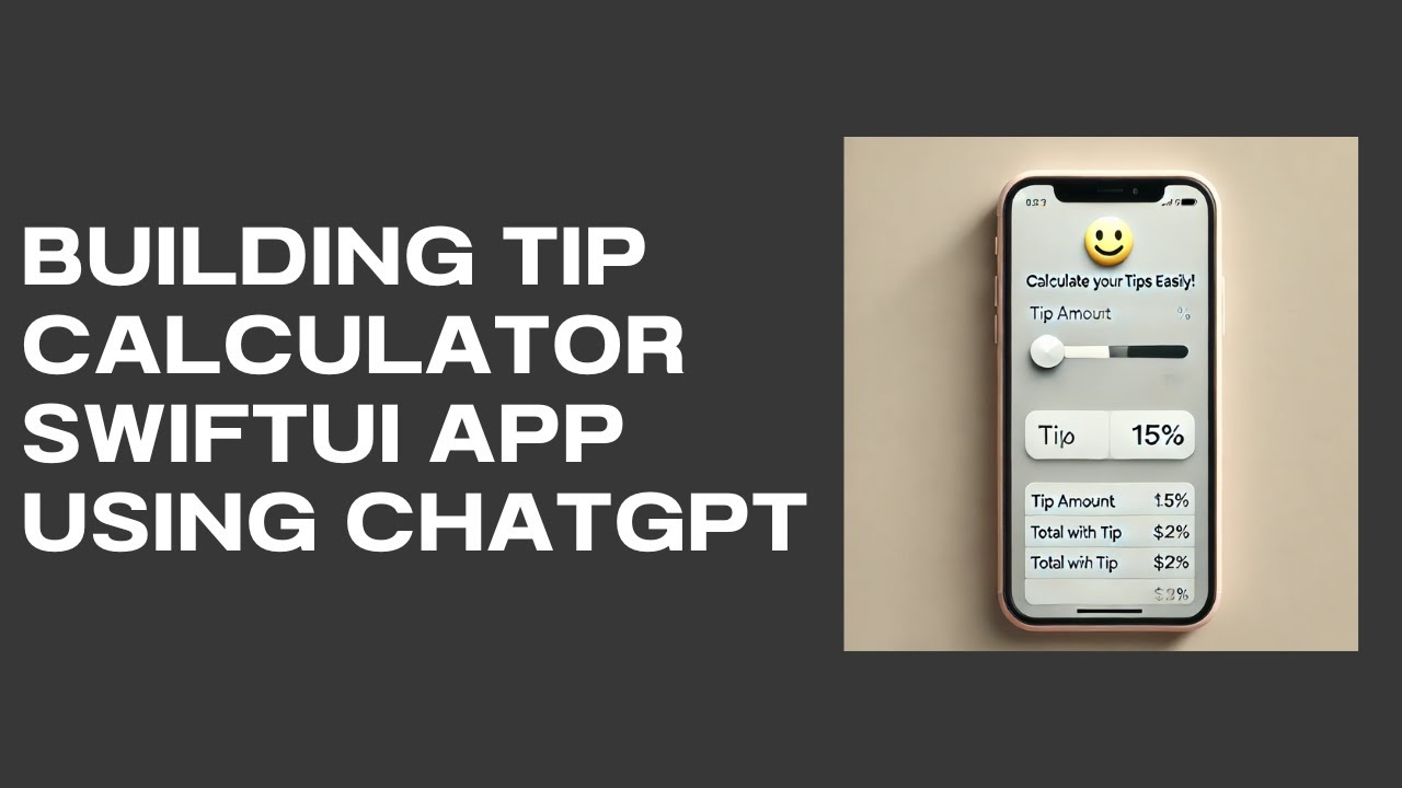 Building Tip Calculator SwiftUI App Using ChatGPT