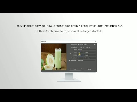 How to change Pixel and DPI of any image.