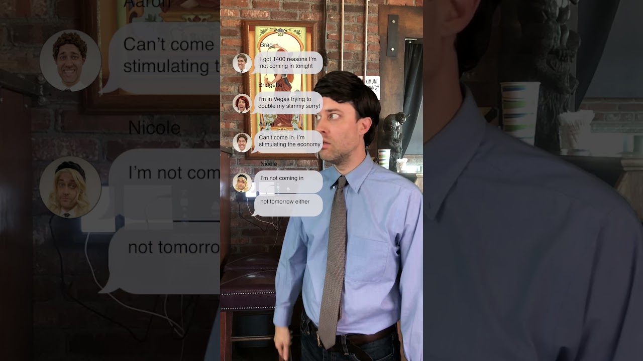 Every Restaurant Manager When the Stimulus Checks Hit