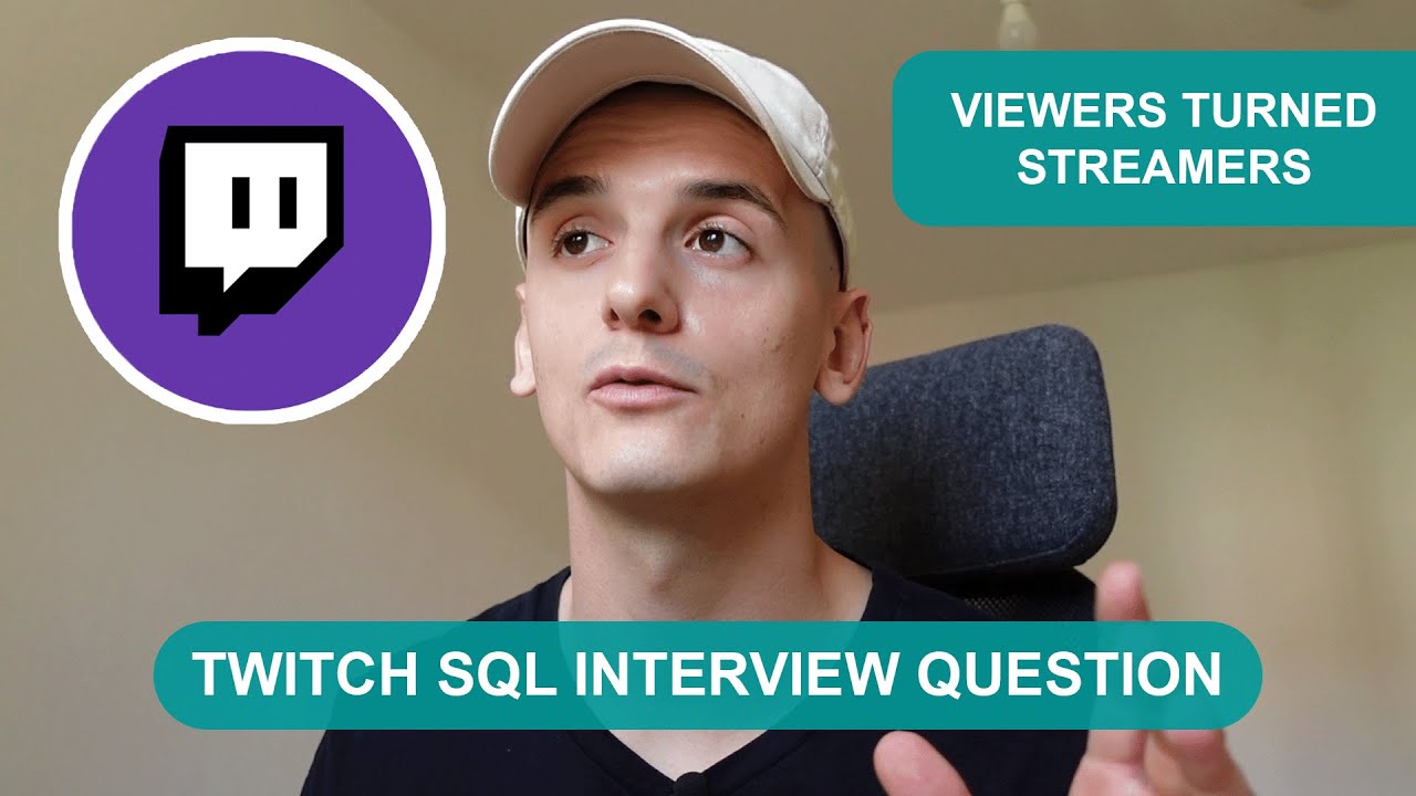 *HARD* Twitch SQL Interview Question for Data Scientists and Data Analysts (StrataScratch 2012)