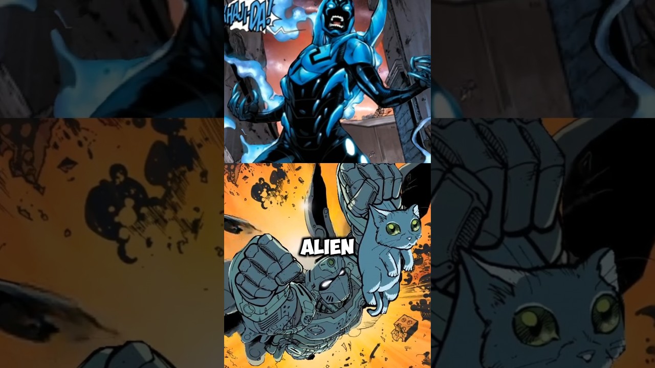 Tech Jacket vs. The Scarab (Blue Beetle) #dc #invincible #fyp