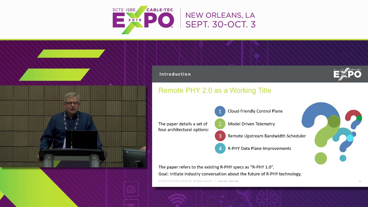 Fall Technical Forum 19 | Distributed Access Architecture and the Evolution of Remote PHY DOCSIS