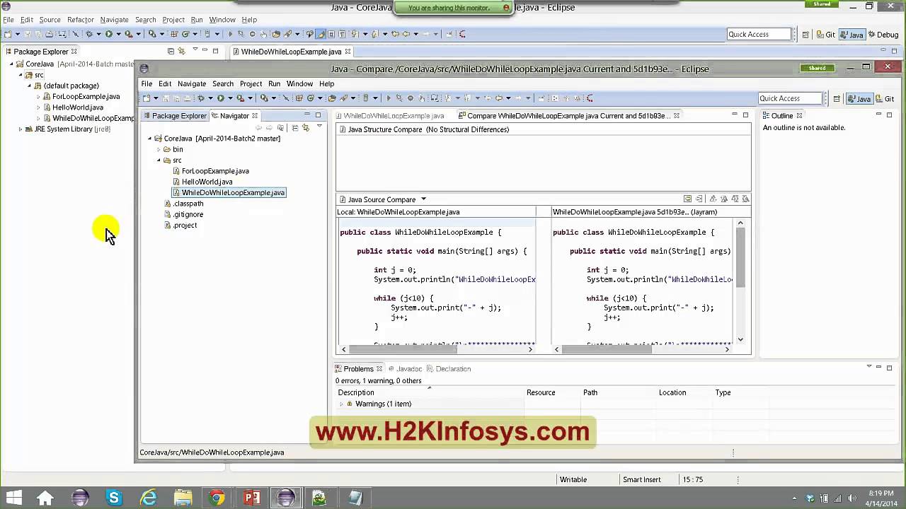JAVA Tutorial for Beginners | Java Control Statements Tutorial 3 | Loop Condition Part 1 | Free Demo