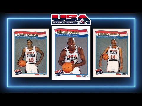 Top 15 Most Valuable TEAM USA DREAM TEAM Basketball Cards From The 1991-92 Hoops Basketball Set!