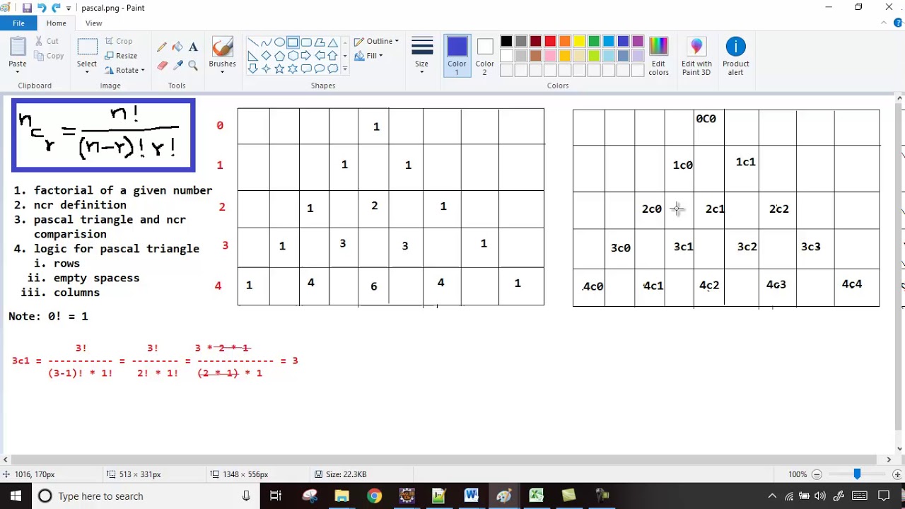 Java Program - Java code for Pascal Triangle in easy way.