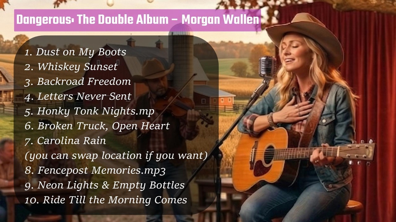 Dangerous: The Double Album – Morgan Wallen | Modern country + country pop, catchy hooks.
