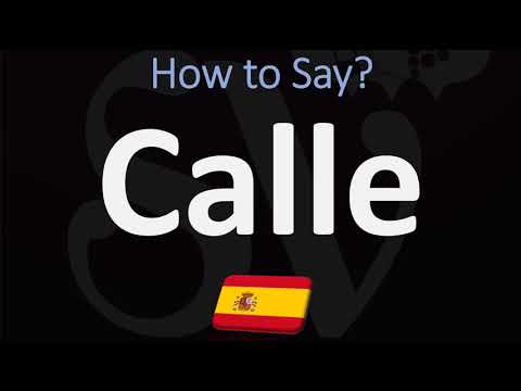 How to Pronounce Calle? (CORRECTLY) | Spanish for 'STREET', Pronunciation