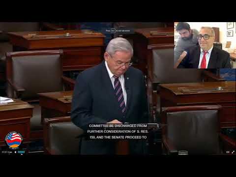 #WatchNow: Senators Robert Menendez (D-NJ) and Ted Cruz (R-TX) issue a bipartisan call on S.Res.150